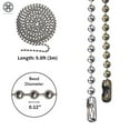 Luxtrada Beaded Pull Chain Extension with Connector for Ceiling Fan or ...
