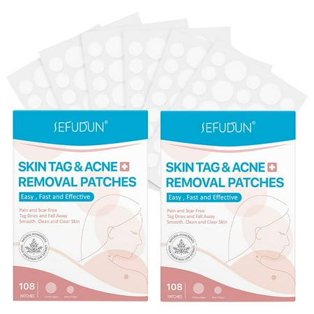 WREESH 108PC Wart Removing Flat Neck Wart Paste Facial Wart Paste Skin ...