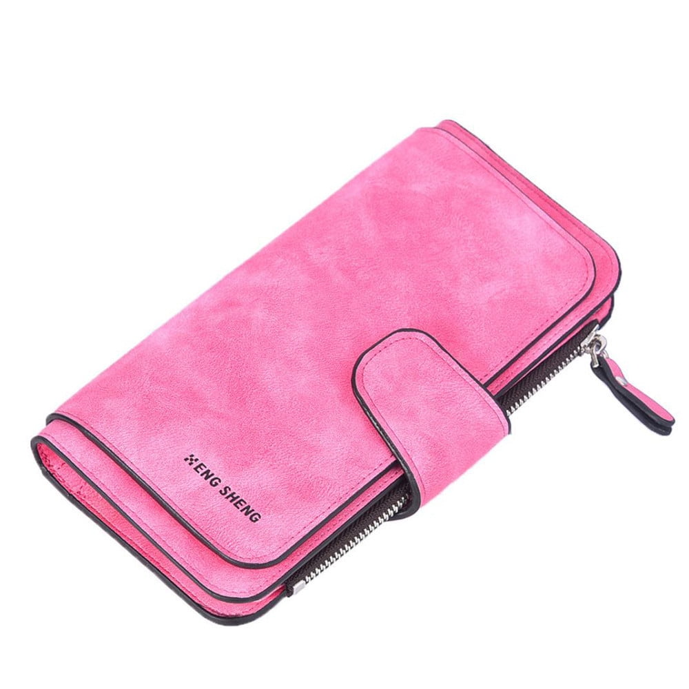 Women's Wallet, Women's Frosted Women's Wallet Zipper Coin Purse Photo ...