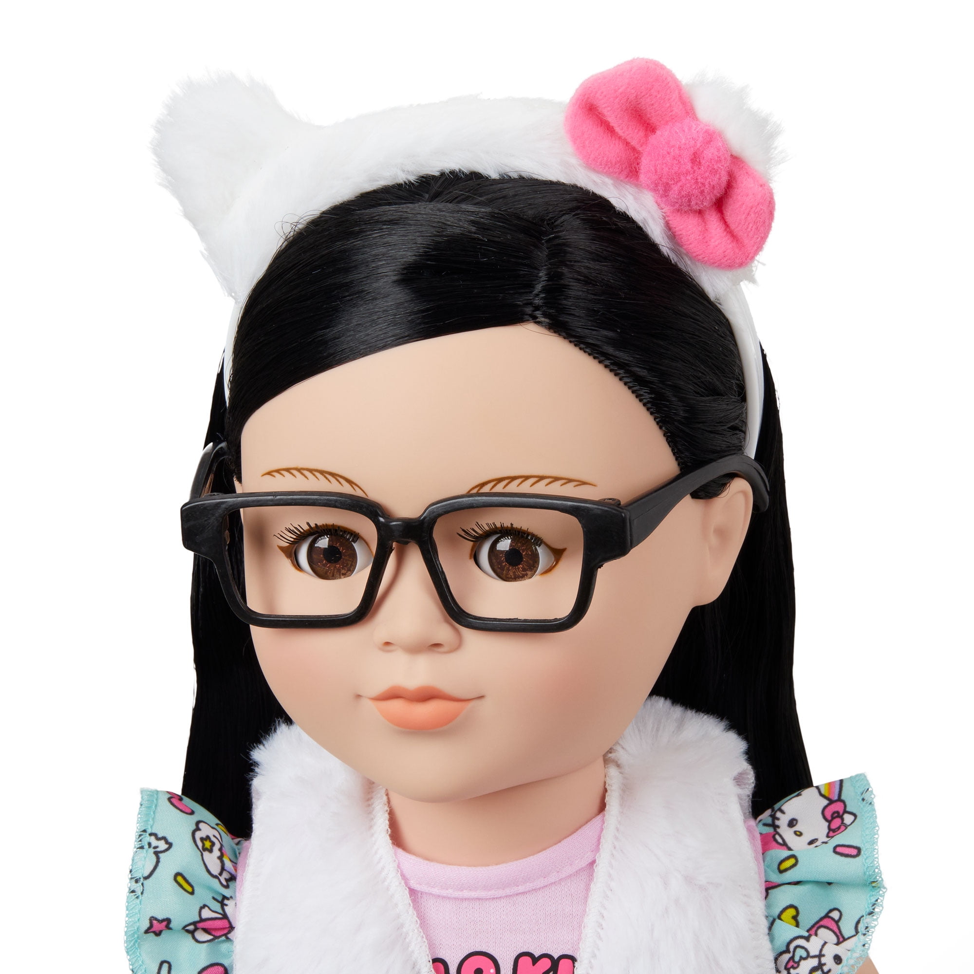 Hello Kitty Doll With Glasses