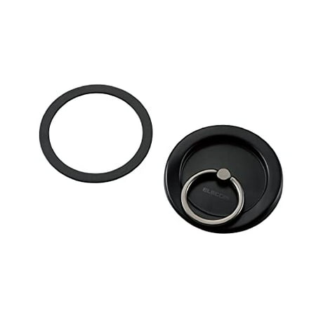 Elecom Smartphone Ring Magnet Fall Prevention Flat Metal Plate Included ...