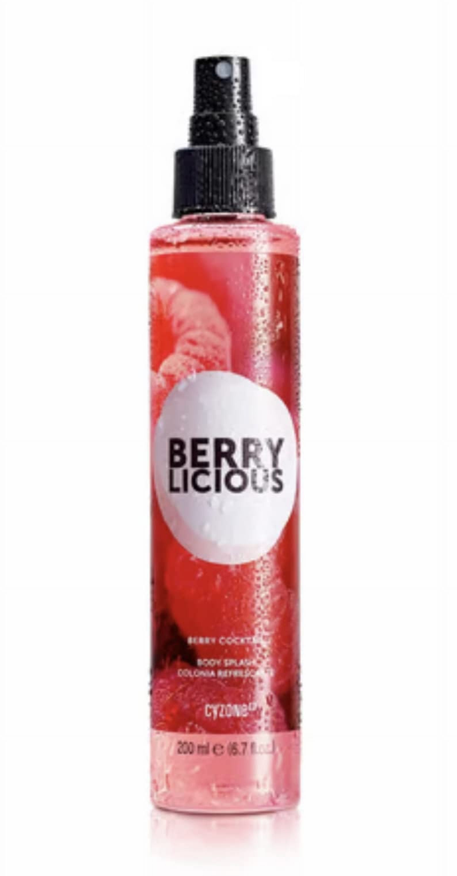 Cóctel Body Splash Cyzone Berrylicious Berry, 200 ml | Bodega Aurrera ...