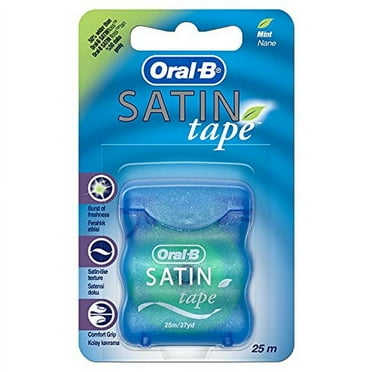 Oral-B Satin Floss Dental Floss Mint 110 Yards, Twin Pack (Pack of 2 ...