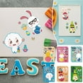 LMTODLFG 12 Sheets Easter Stickers Easter Gifts for Kids Toddlers Make ...