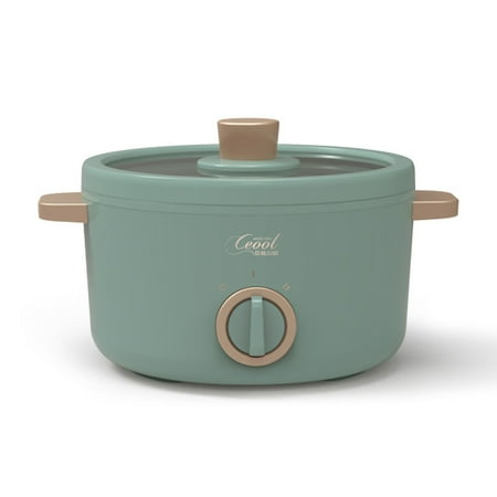 Electric Hot Pot, 1.5L Portable Non-Stick Electric Skillet, Dual Power ...