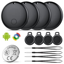 IKT Bluetooth Tracker Tags for Android, Bluetooth Item Finder-4Pack ...