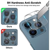 [3-Pack] For Rear Camera Lens of iPhone 12 Pro Tempered Glass Screen ...