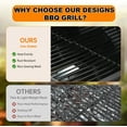 4-Burner Propane Gas BBQ Grill with 2 Foldable Side Tables, 34,200 BTU ...