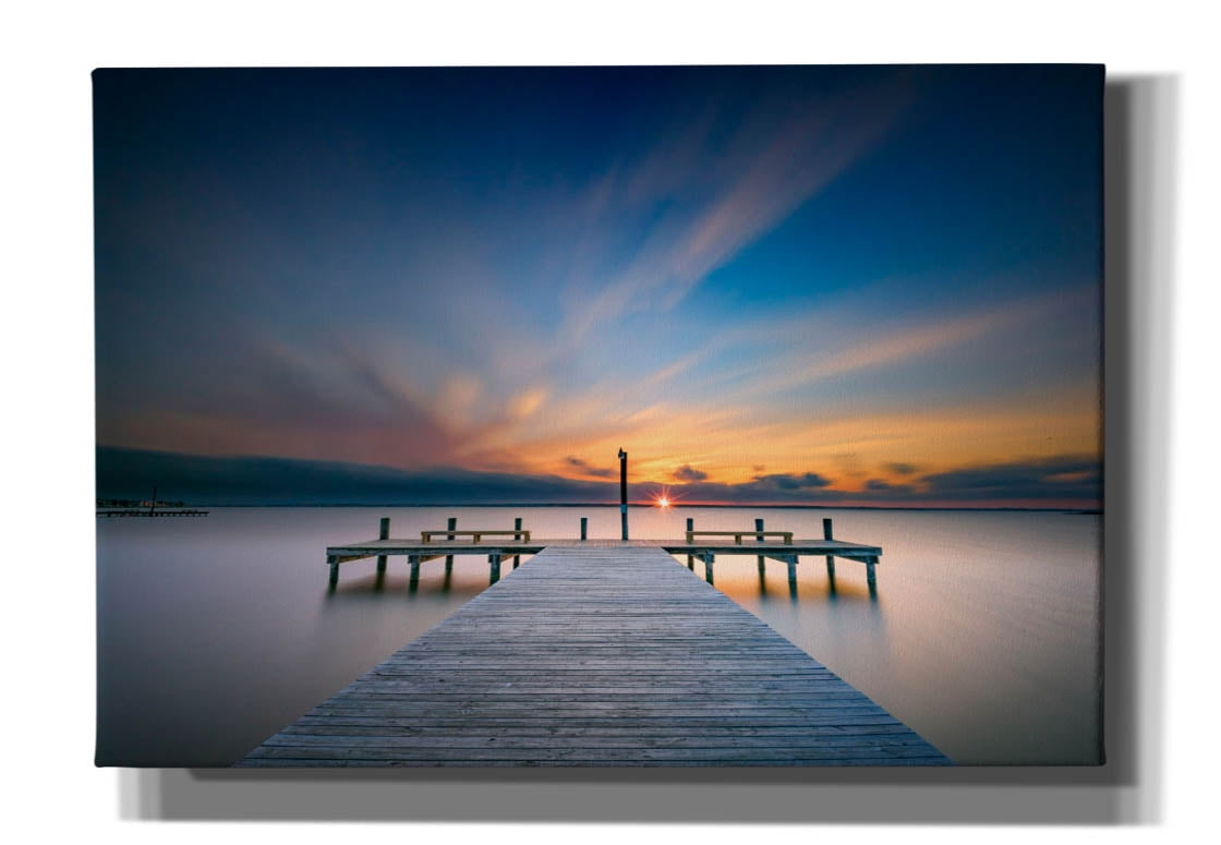 Epic Graffiti 'Sunset Over Barnegat Bay' by Rick Berk, Canvas Wall Art ...