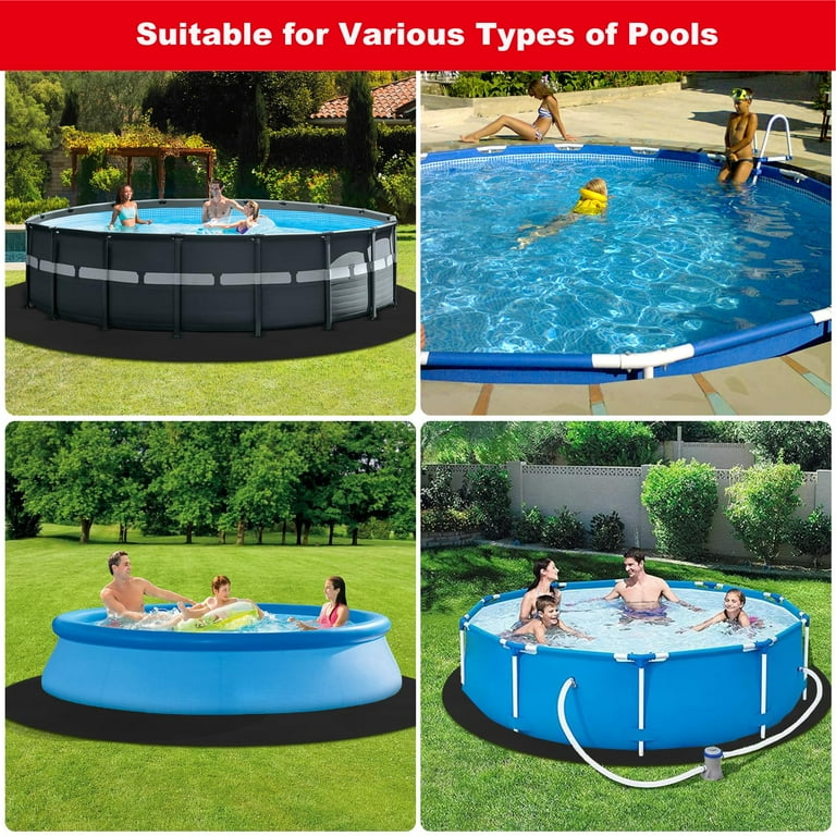 Hot Tub Vacuum Cleaner 18 Ft Round Pad Thickened Swimming Pool Mat ...