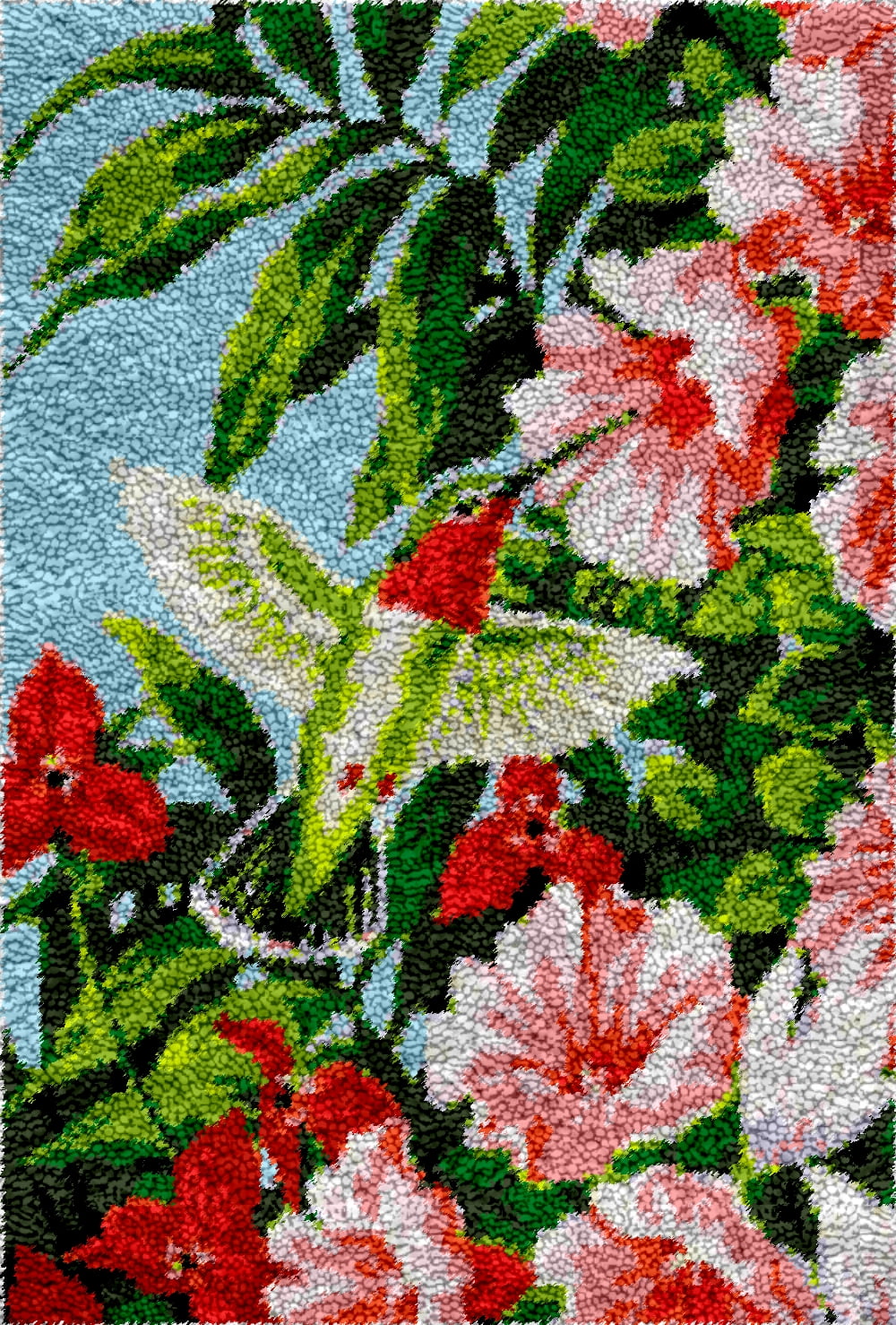 Hummingbird | Rug Making Latch Hooking Kit - Walmart.com
