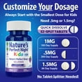Nature's Perfect Night Kids Melatonin 1mg Chewables, Natural Grape ...