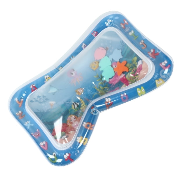 Baby Water Playmat, Inflatable Water Tummy Time Pad Waterproof PVC ...