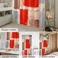 Bathroom Shower Curtain Abstract Graffiti Color Block Waterproof Shower ...