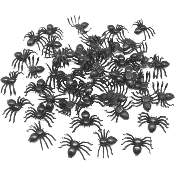 Small Plastic Spiders