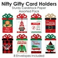 Big Dot of Happiness Christmas Money & Gift Card Holders with Envelopes ...