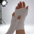 Anti-Slip Thin Guard Gloves 3 Pairs, Multicolor Elastic Fingerless ...
