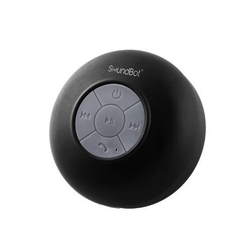 Soundbot Sb510 Hd Water Resistant Bluetooth 3 0 Shower Speaker Black
