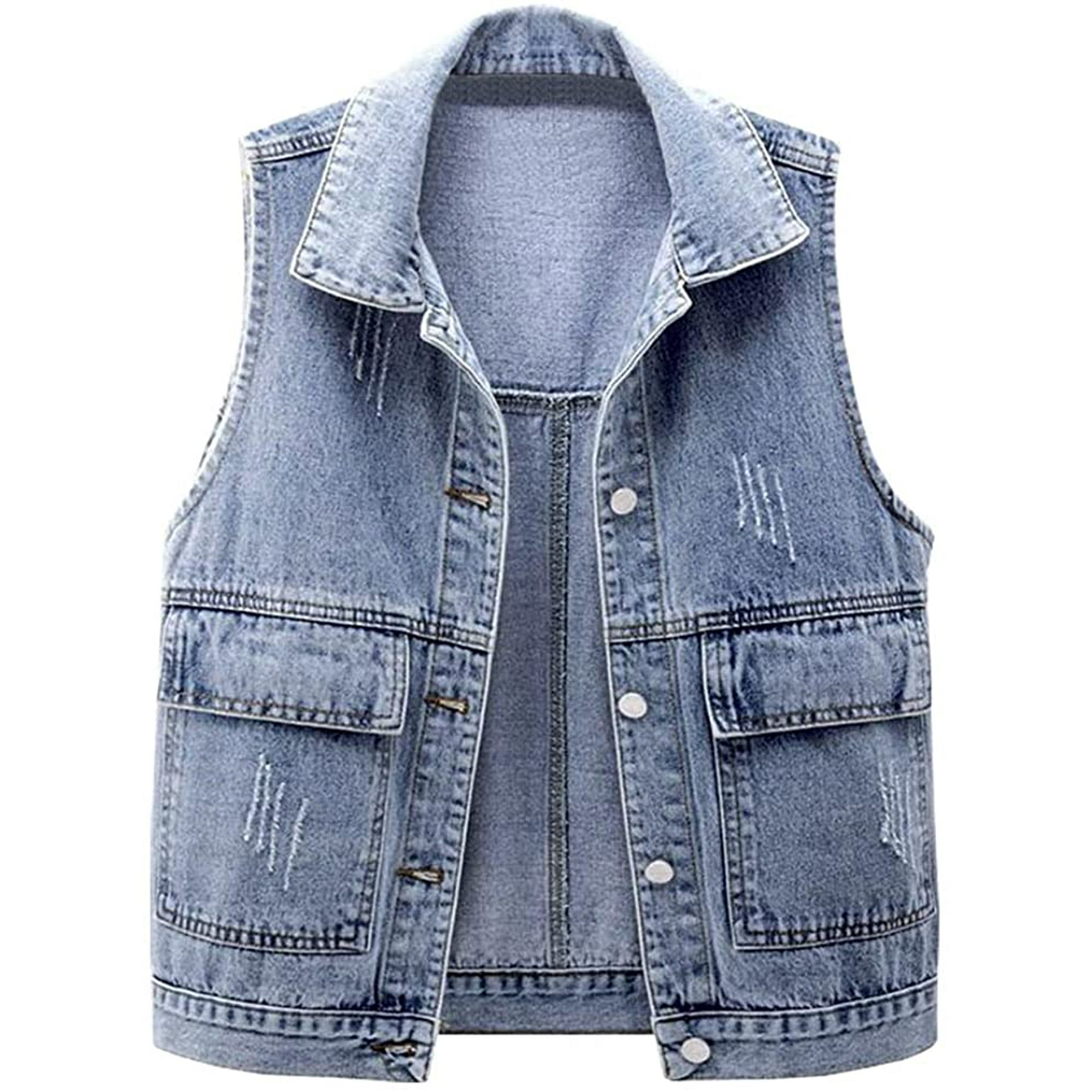 Women’s Denim Vest - munimoro.gob.pe