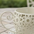 JWQFBC Coffee Cup Planter Hollowed out Design TeacupPlant Pot Indoor ...