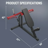 Syedee Incline & Reverse Chest Fly Machine, Home Gym, 400lb Capacity ...