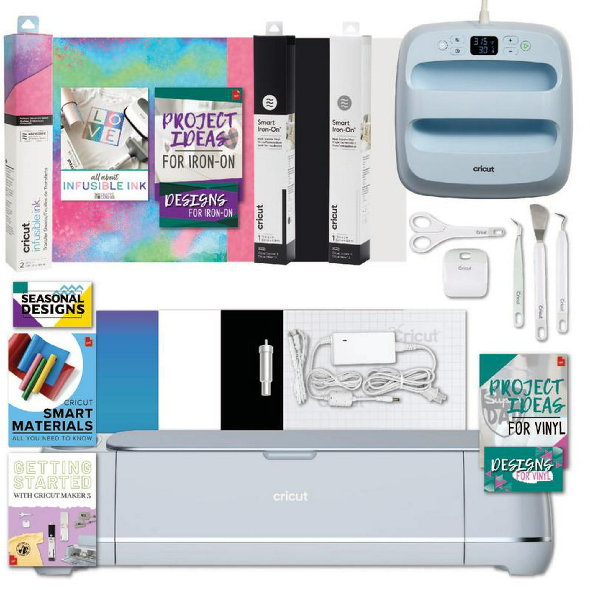 Cricut Maker 3 Easy Press 3 Machine Combo Bundle – 1810267644 – eX-tremes