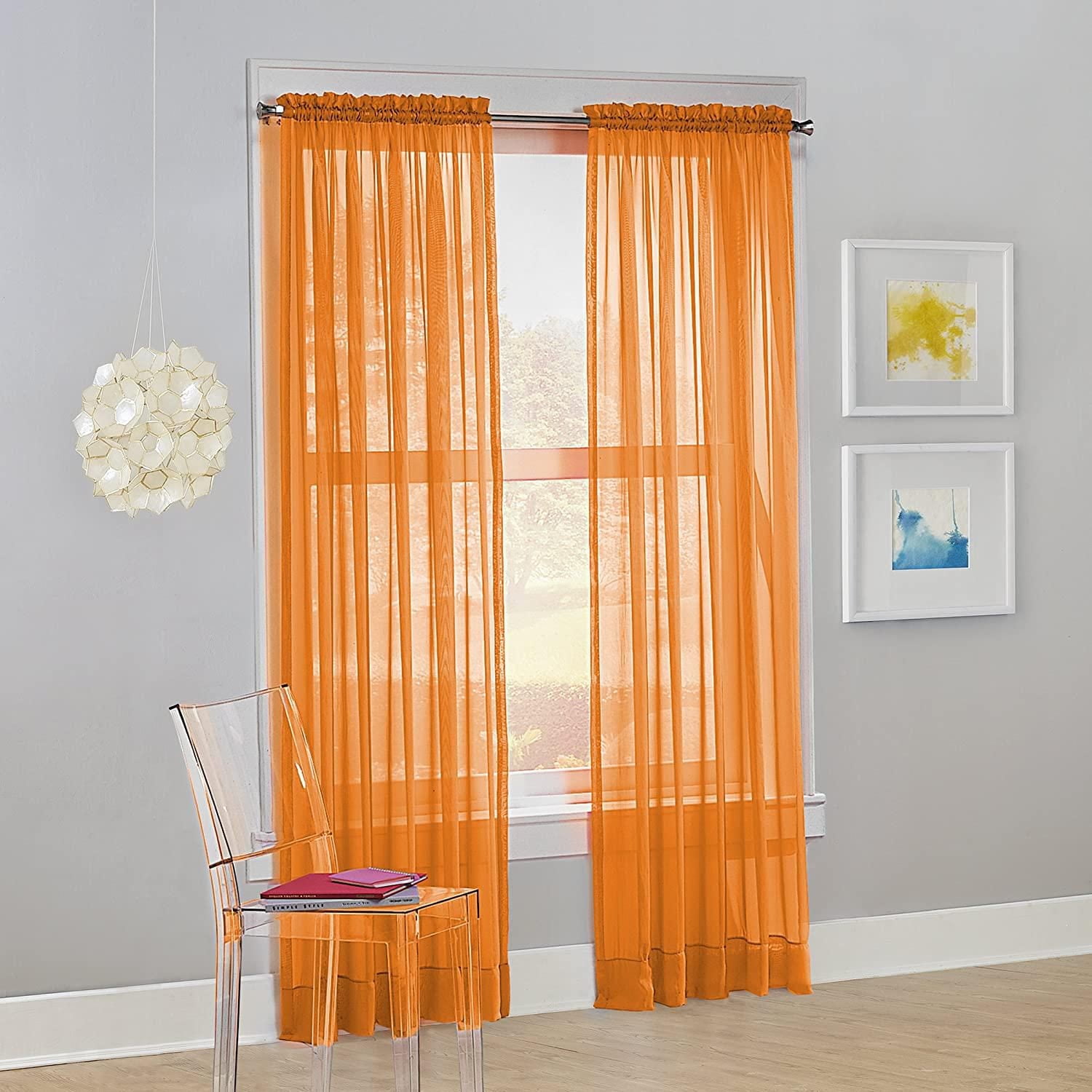 Click here for Sun Textile Voile Rod Pocket Curtain 55 prices