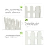 2pcs Plastic Fence Courtyard Indoor Garden Fence Garden Small Fence ...