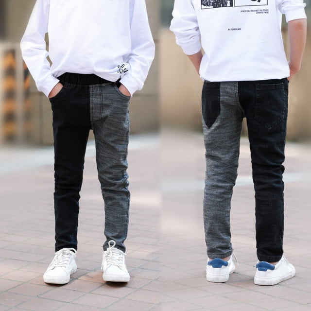 Click here for Aamilife Boys Denim Pants Slim Straight Jeans Clas... prices