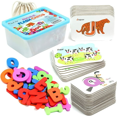 Letters and Numbers for Toddlers and Kids, 72 Pcs Set Preschool ...