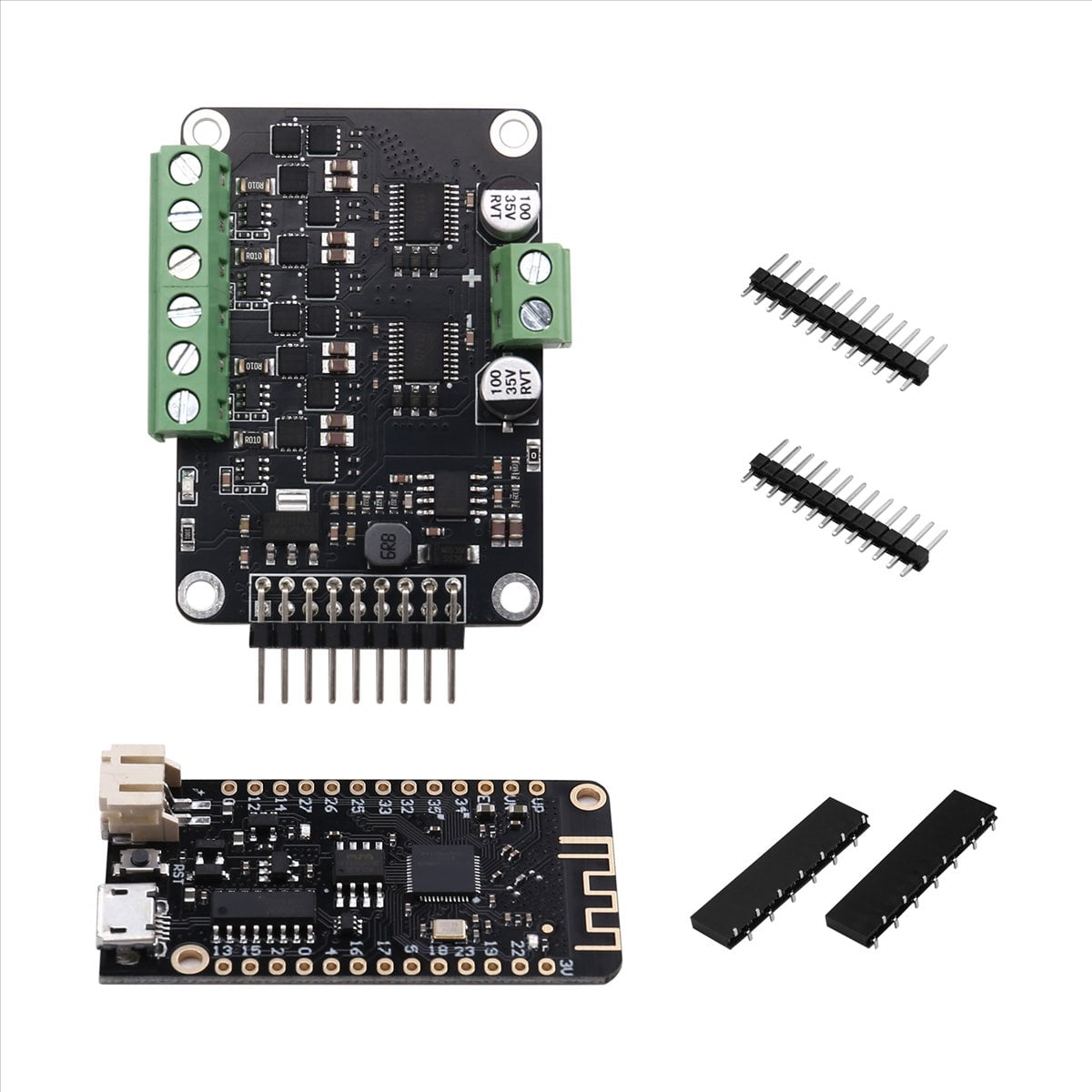 Simple FOC Shield MKS DUAL FOC V3.2 BLDC Servo Motor Board Development ...