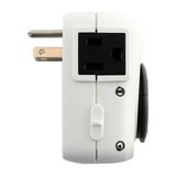 Uninex 24 Hour Mechanical Pin Timer Plug-In with 2 Grounded Outlets ...