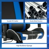 Goplus Massage Gaming Chair Reclining Swivel Racing Office Chair w ...