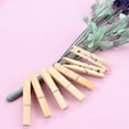Bonrich 200pcs 2.5cm Mini Wooden Spring Clothes Pins Pegs Paper Photo ...