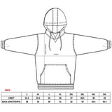 Pro 5 Mens Heavy Weight Fleece Pullover Hoodie,Heather Grey,3XL ...