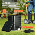 Worm Composter 50L, 5-Tray Worm Farm Kit for Indoor/Outdoor ...