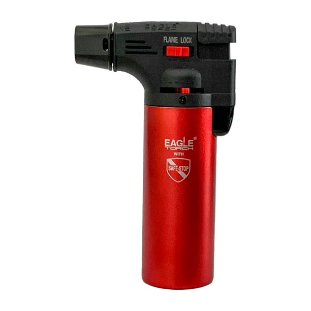 Encendedor Tipo Soplete Eagle Torch Recargable con Gas Butano Rojo ...