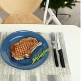 Mainstays Stainless Steel 4-Piece Steak Knife Set with Soft Grip Black ...