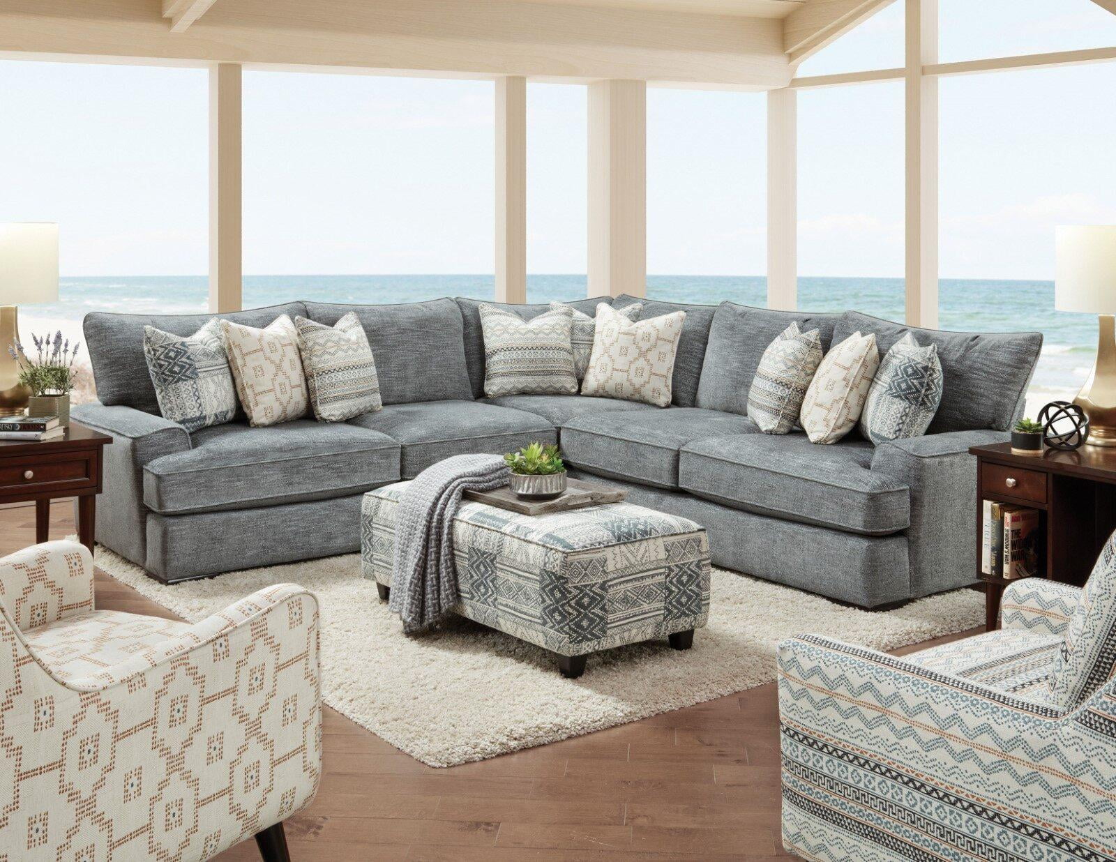 Transitional Sectional Sofas Furniture | Baci Living Room