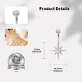Belly Button Rings Stud 925 Sterling Silver Piercing Jewelry ...