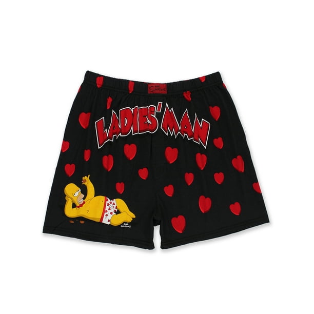 The Simpsons - The Simpsons Homer Ladies Man Men's Boxer Shorts ...
