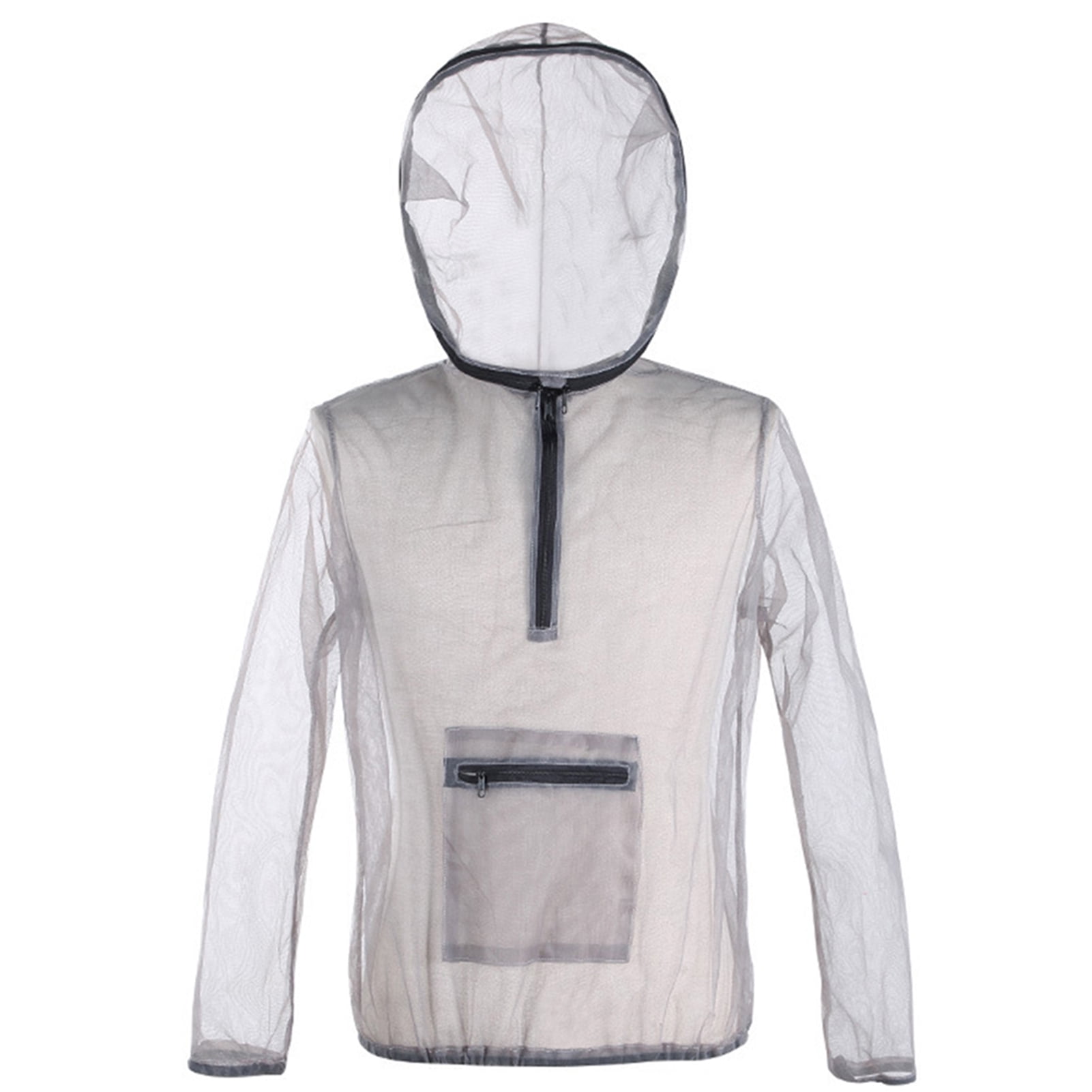 Andoer Outdoor Ultralight Mesh Hooded Bug Jacket -mosquito See Through ...