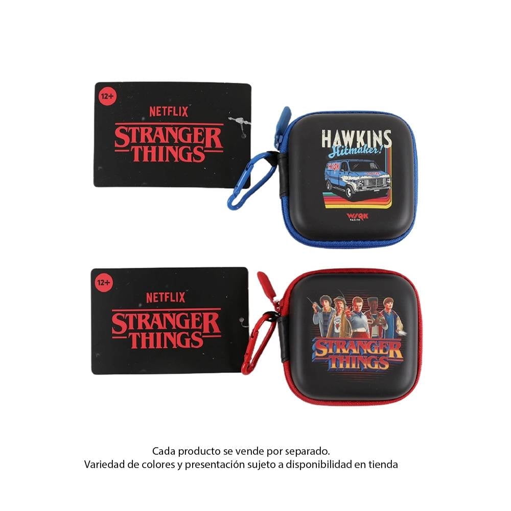 Porta Cables Stranger Things Varios Modelos con Cierre 1 Pieza | Bodega ...