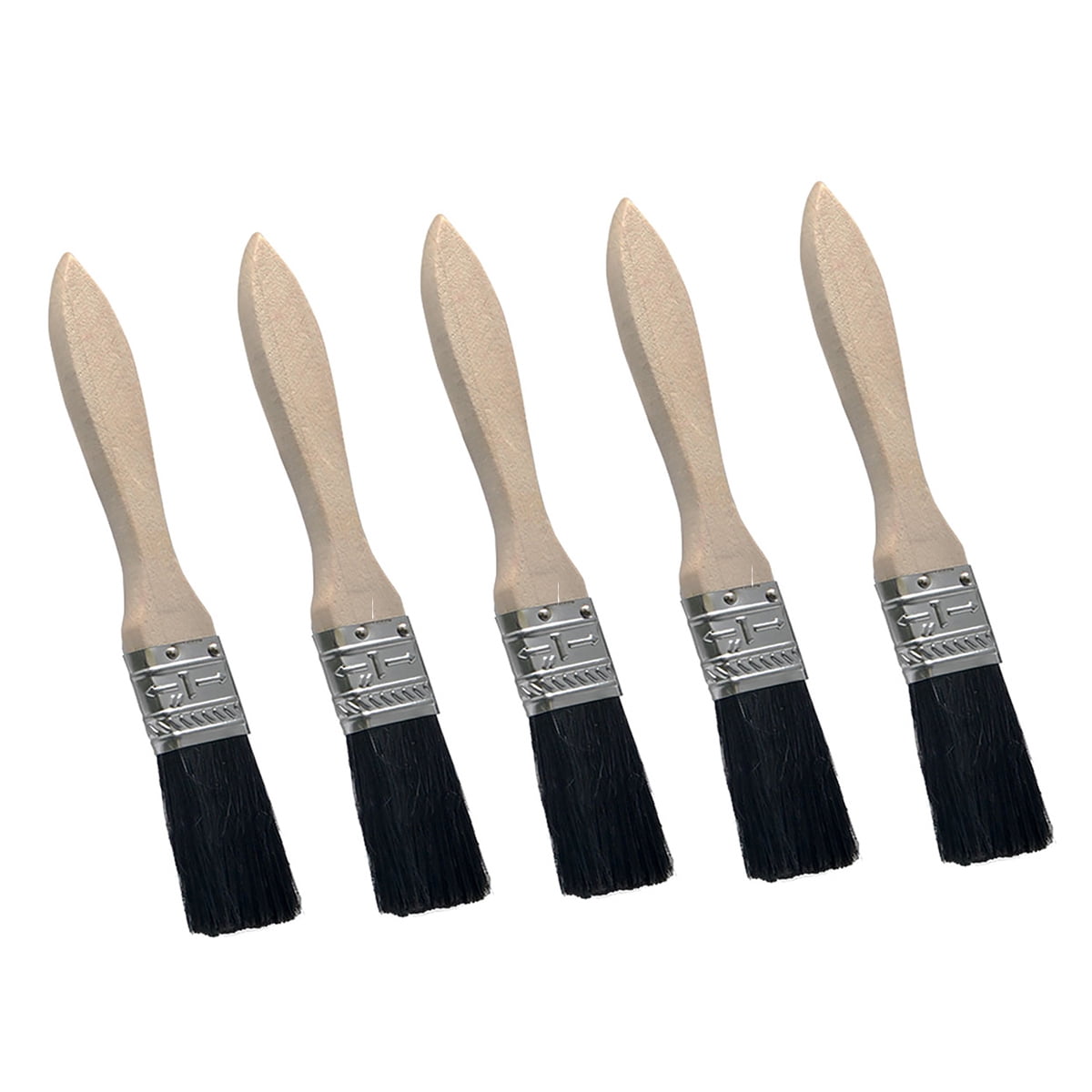 BE-TOOL 5 Pieces Paint Brushes Set Pure Bristles for Wall Painting ...