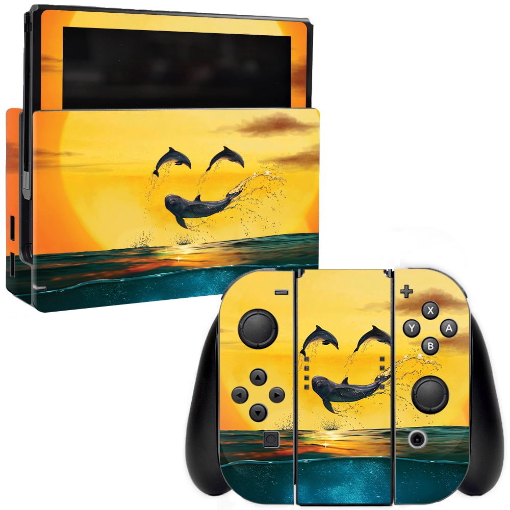 Skin Decal Wrap Compatible With Nintendo Switch Sticker Design Dolphin ...