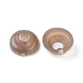 100 pc Craft Plastic Eyes Buttoned Back Stuffed Toy Eyes Flat Round Tan ...