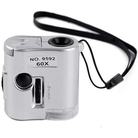 Vision aid - Magnifying Glass 60X LED Magnifier Hand Held Microscope ...