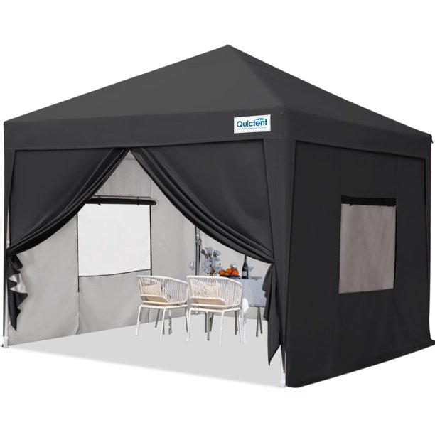 Quictent Privacy 10’x10’ Pop up Canopy Tent Enclosed Instant Gazebo ...