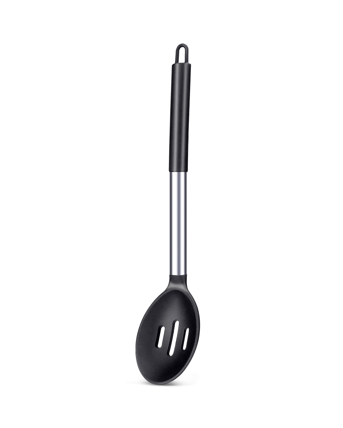 Bundlepro Silicone Cooking Spoon, Non Stick Slot Big Spoon for Basting ...
