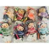 Mexican Handmade Maria Rag Doll with Traditional Dress 7" | Mona de ...